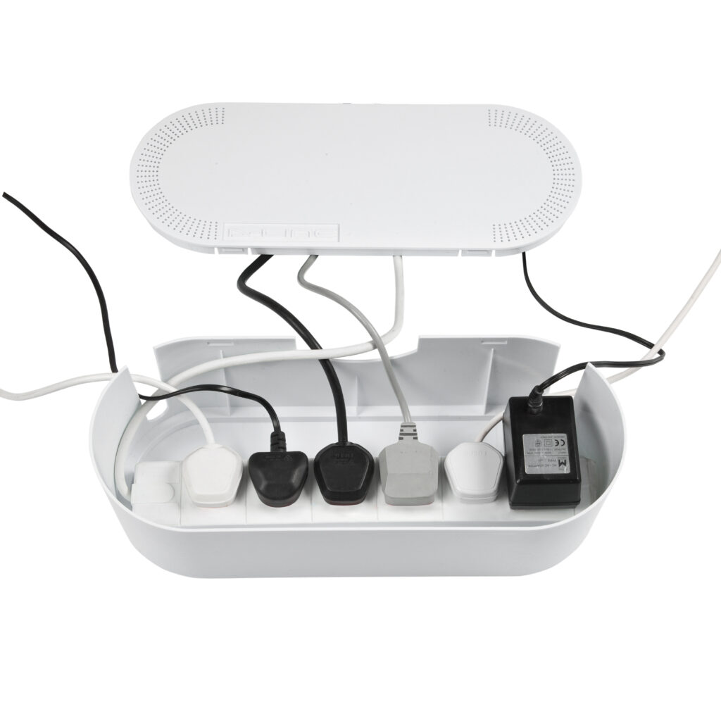Cable tidy Unit large white - The Man Alive